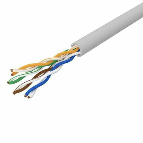 Кабель витая пара U/UTP PROconnect, cat 5e, 4PR, 24AWG, внутренний, серый, 50 м [01-0043-3-50]