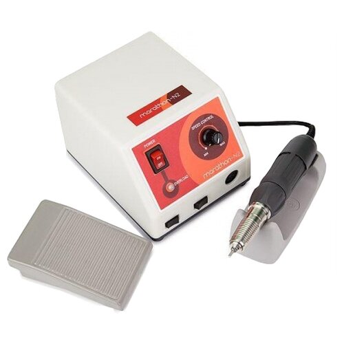 Аппарат для маникюра и педикюра Marathon N2/H35LSP, 35000 об/мин, белый/красный/черный