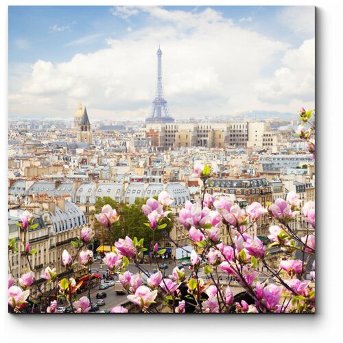 Модульная картина Весна в Париже 30x30