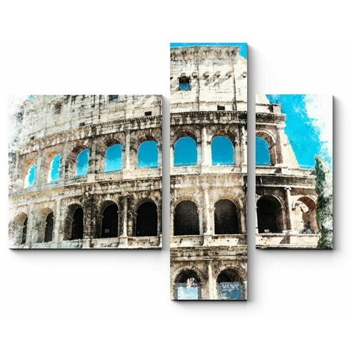 Модульная картина Солнечный Колизей, Рим 90x74