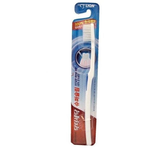 LION Dr. Sedoc Super Slim Toothbrush Супертонкая зубная щётка для чувствительных зубов (средняя жесткость) "DR. SEDOC" 1шт