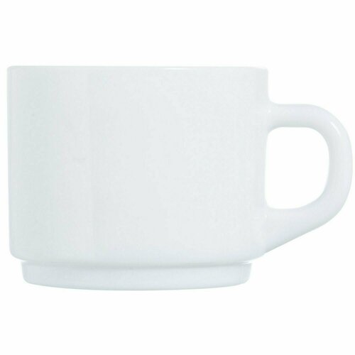 Чашка чайная Luminarc Эмпайлэбл 200мл, 78х78х63мм, стекло, белый