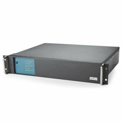 Интерактивный ИБП Powercom KIN-3000AP-RM-3U-LCD черный