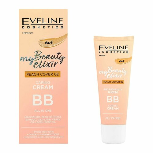 BB-крем для лица EVELINE MY BEAUTY ELIXIR DARK PEACH 30 мл
