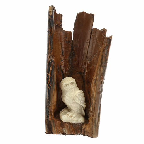 Скульптура из бивня мамонта "Сова в дупле"