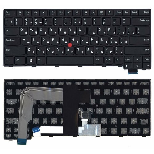 Клавиатура для ноутбука Lenovo NSK-ZA6BT 0R черная без подсветки