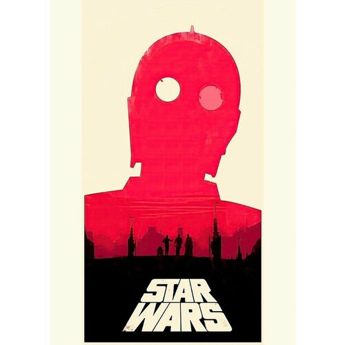 Плакат Звездные войны, размер постера 32х45см