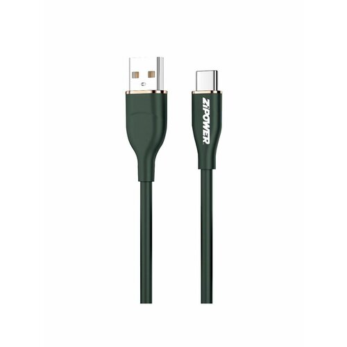 Zipower Кабель USB - TYPE-C с силиконовой оплеткой PM6738 / 1М