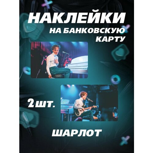 Наклейка на карту банковскую Шарлот певец поп музыка SHARLOT