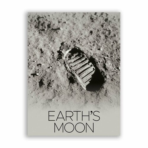 Постер, плакат на бумаге / NASA (Коллекция Постеров) - Moon / Луна / Размер 30 x 40 см