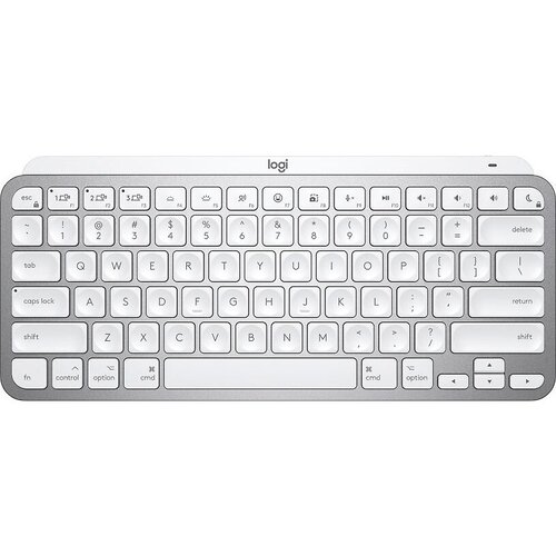 Беспроводная клавиатура Logitech MX Keys Mini pale gray, английская, 1 шт.