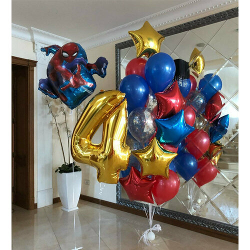 Набор воздушных шаров Человек-паук на Дне рождения