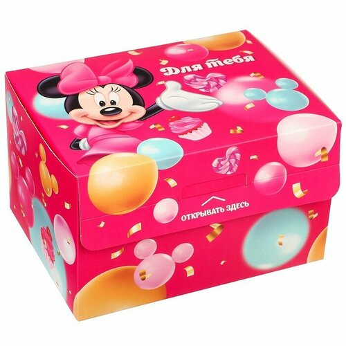 Disney Бум Коробка складная Сюрприз, 20 х 15 х 12.5 см, Минни Маус