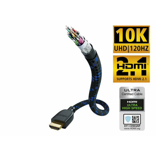 Кабель HDMI Inakustik Premium 2.1, 2.0 м