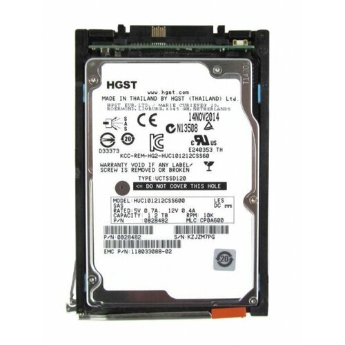 Жесткий диск EMC 005050084 1,2Tb 10000 SAS 2,5" HDD