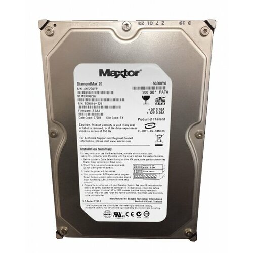 Жесткий диск Maxtor STM3300622A 300Gb 7200 IDE 3.5" HDD