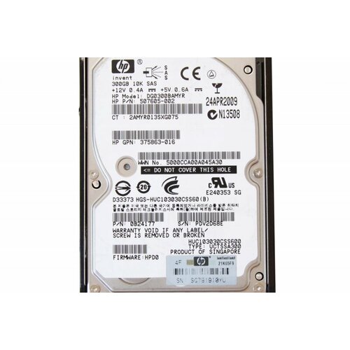 Жесткий диск HP 0B24177 300Gb SAS 2,5" HDD