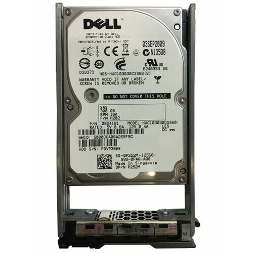 Жесткий диск Dell P252M 300Gb 10000 SAS 2,5" HDD