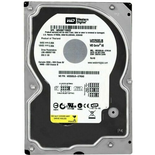 Жесткий диск Western Digital WD2500JB 250Gb IDE 3,5" HDD