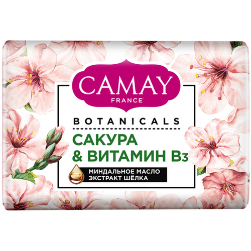 Мыло туалетное Camay BOTANICALS Японская сакура, 85 г