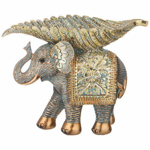 Статуэтка декоративная Lefard "Слон", полистоун, 29,5х12,5х23см