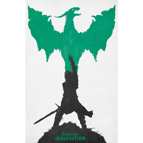 Плакат, постер на бумаге Dragon Age: Inquisition/Драгон Эйч. Размер 30 х 42 см