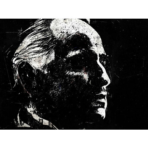 Плакат, постер на бумаге The Godfather/Крестный отец-Вито Корлеоне/винтажный/ретро. Размер 21 х 30 см