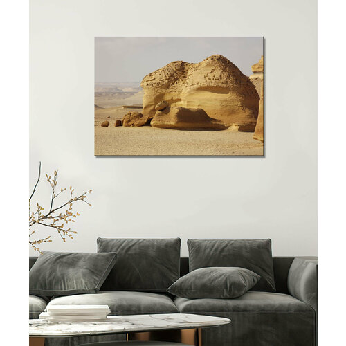 Картина/Картина на холсте для интерьера/Картина на стену/Картина для кухни/ - Египет/Вади эль Райан и Вади эль Хитан (1) 30х40