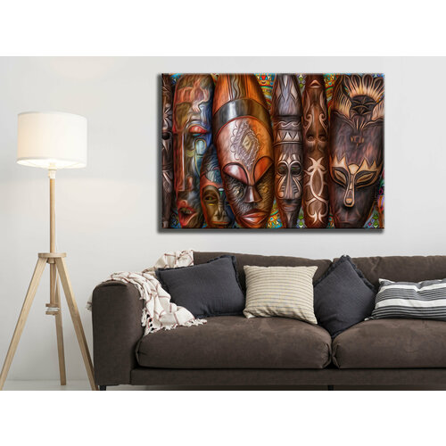 Картина на холсте для интерьера на стену - Маскарадные маски (2), 50х70