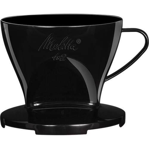 Пластиковый фильтродержатель для кофе Melitta 1x2®, чёрный 6761017