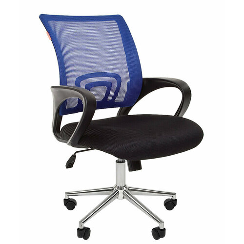 Компьютерное кресло Chairman 696 chrome офисное, цвет: черный