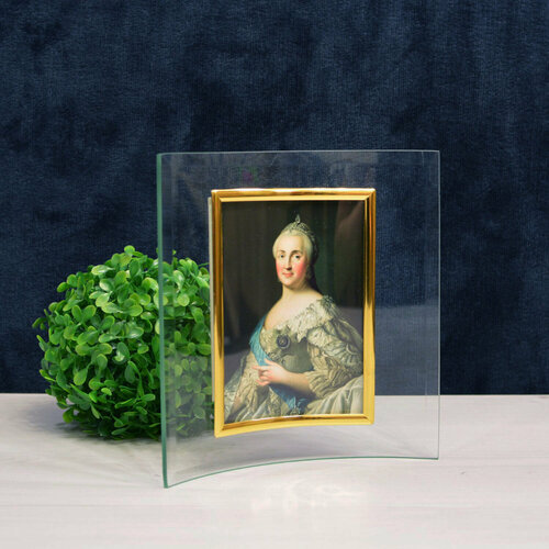 Портрет Екатерины II настольный в рамке для кабинета, библиотеки, офиса, 9x13 см