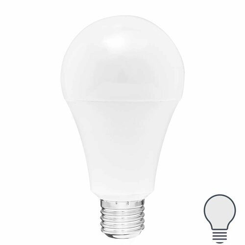 Лампа светодиодная Volpe E27 220-240 В 22 Вт груша матовая 2000 лм, холодный белый свет