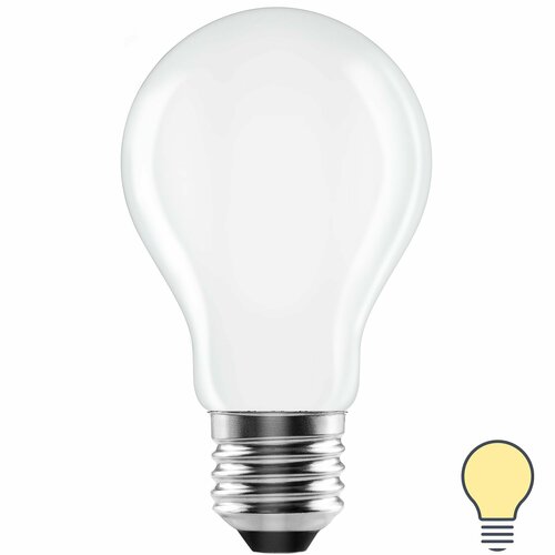 Лампа светодиодная Lexman E27 220-240 В 7.5 Вт груша матовая 1000 лм теплый белый свет. Набор из 2 шт.