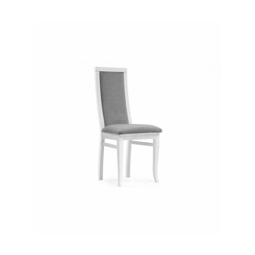 Деревянный стул Давиано серый велюр / белый 515977