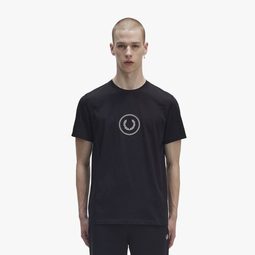 Футболка FRED PERRY, размер S, черный