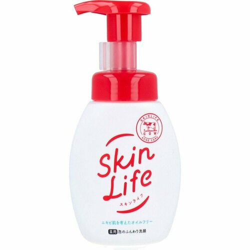 COW BRAND Skin Life Лечебно-профилактическая крем-пенка для умывания против акне c СICA Центелла Азиатской, бутылка с пенообразователем 160 мл