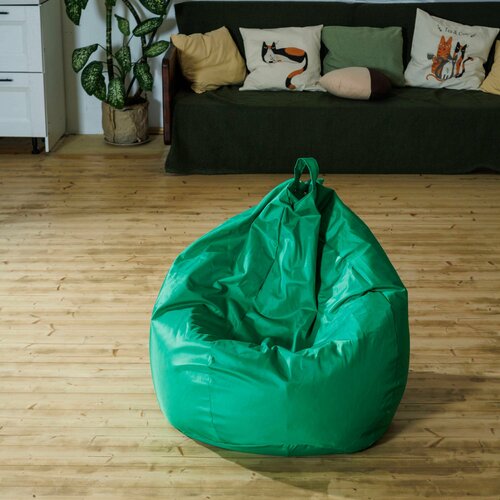 Кресло мешок Груша оксфорд Bubble Bag XL 60х100 детское Зеленый