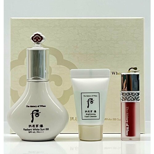 Набор уходовой косметики The history of Whoo Gongjinhyang Seol Radiant White Sun BB SPF45/PA+++