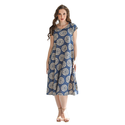 Платье Оптима Трикотаж, размер 66, синий