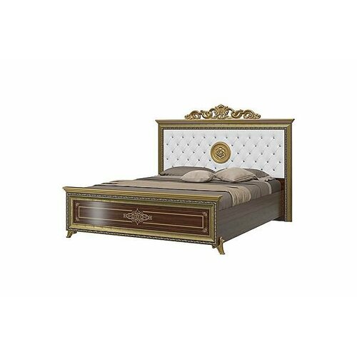Кровать с короной Мэри Версаль СВ-03 1600х2000 орех
