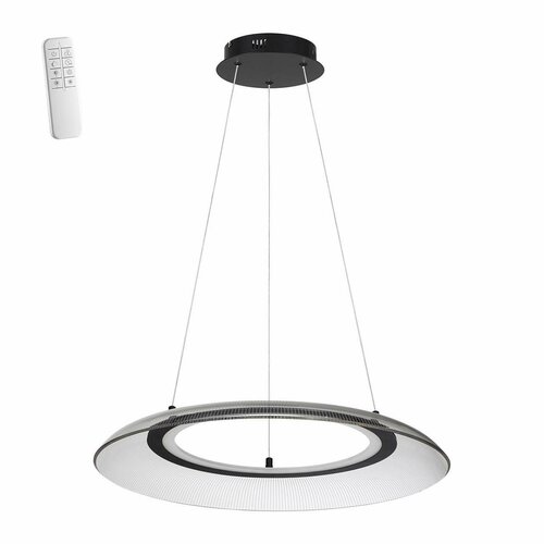 Подвесная люстра Novotech Welle 359189, LED, 48Вт, , Черный
