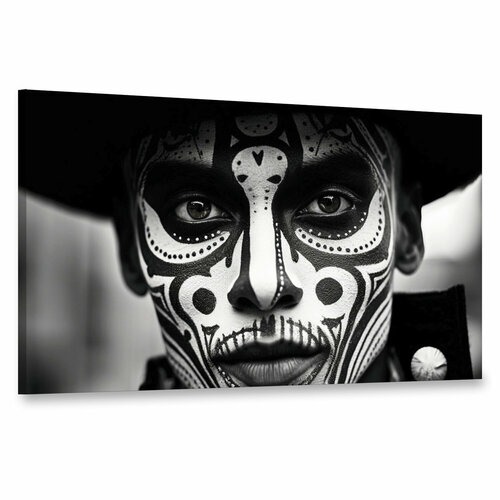 Интерьерная картина 100х60 "Маска мексиканская"