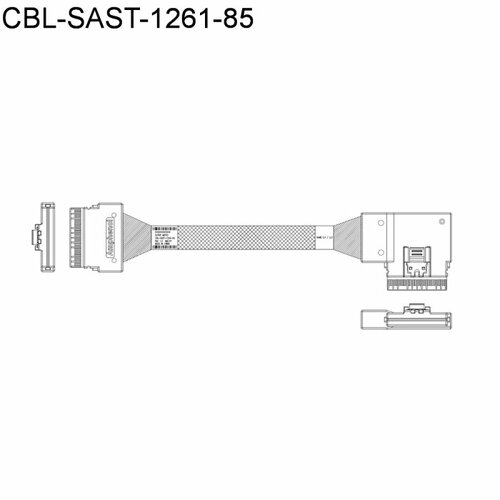 Supermicro CBL-KIT-220U-TNR-22N Cable Kit with 11 NVMe cables for X12 Ultra 220U-TNR CBL-KIT-220U-TNR-22N