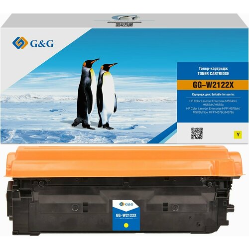 Картридж лазерный G&G 212X GG-W2122X желтый