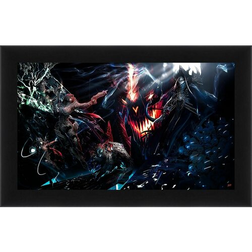 Плакат, постер на холсте Diablo III: Reaper Of Souls. Размер 42 х 60 см