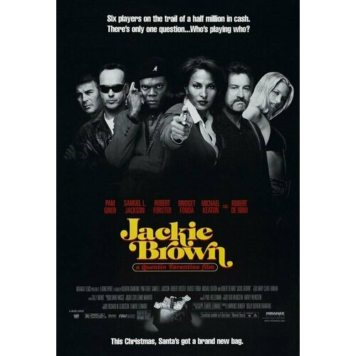 Плакат, постер на холсте Джеки Браун (Jackie Brown), Квентин Тарантино. Размер 60 х 84 см