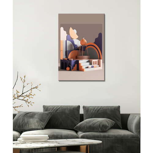 Картина/Картина на холсте для интерьера/Картина на стену/Картина для кухни/ - 3D иллюстрация (32) 30х40