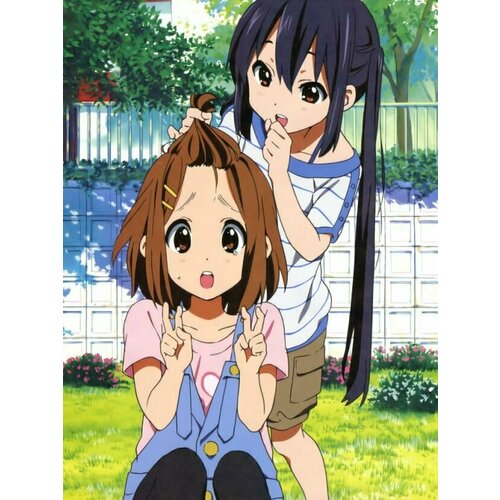 Плакат, постер на холсте K-on, Кэй-он. Размер 42 х 60 см