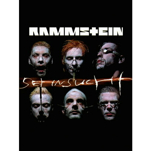 Плакат, постер на холсте Rammstein/Рамштайн/музыкальные/поп исполнитель/артист/поп-звезда/группа. Размер 60 х 84 см